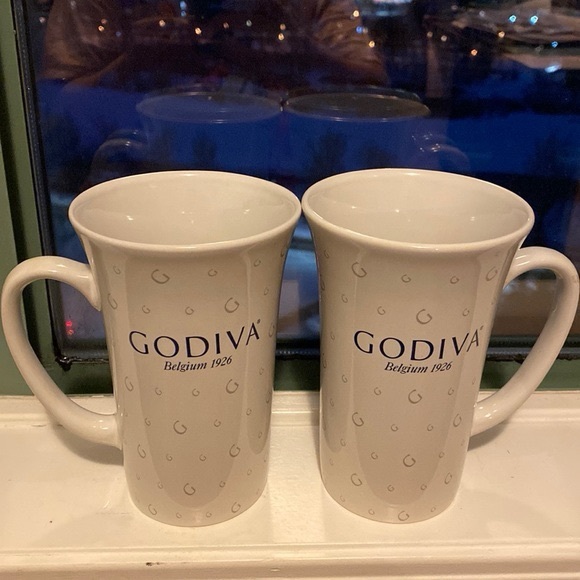 godiva | Dining | Godiva Belgium 926 Couples Coffee Tea Tall Mug ...